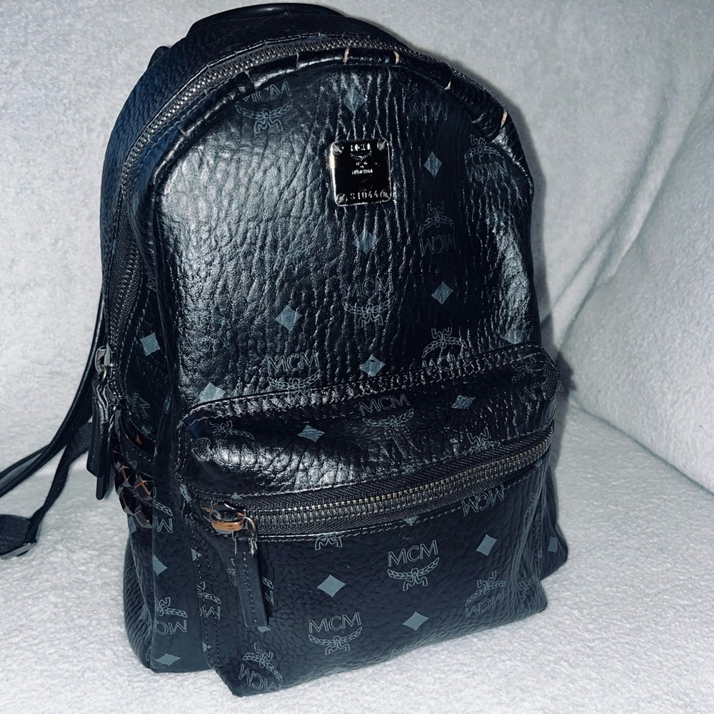 Mcm Leather Backpack - Gem